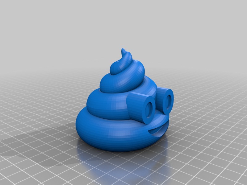 Free STL file Pile of Poo Emoji (U+1F4A9) 💩・3D printable design to ...