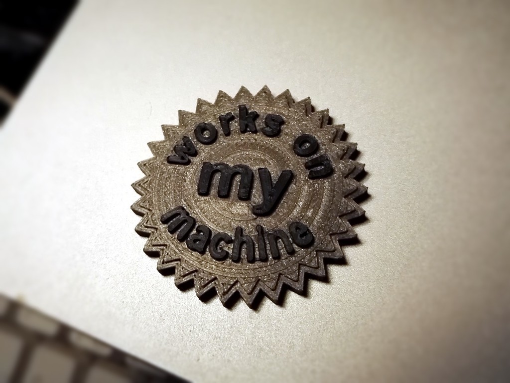 Free 3D file Works on My Machine certification badge 📛・3D printable ...