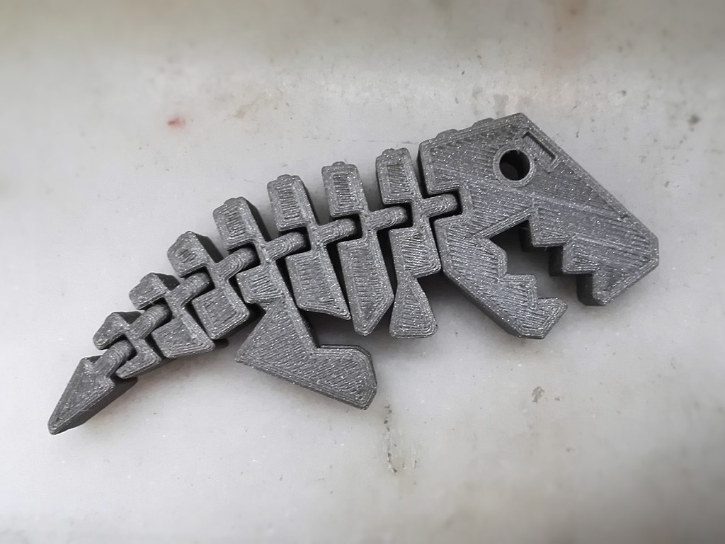 Free STL file Flexi Rex with stronger links 🔗・3D printer design to ...