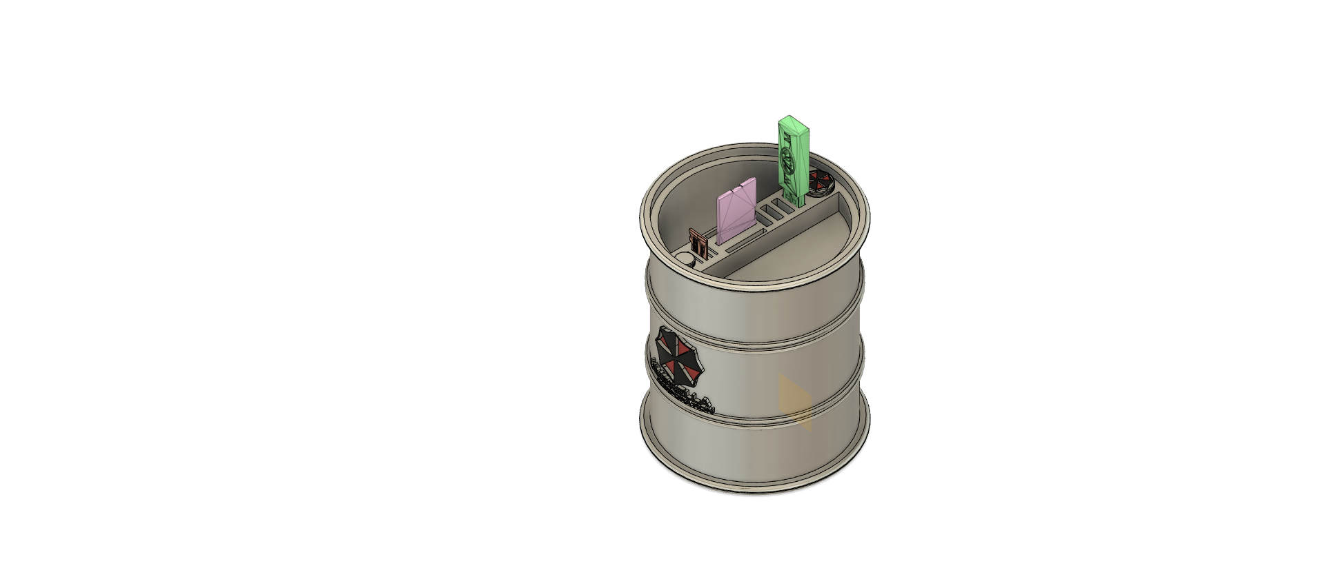 STL file residual evil barrel・3D printable model to download・Cults
