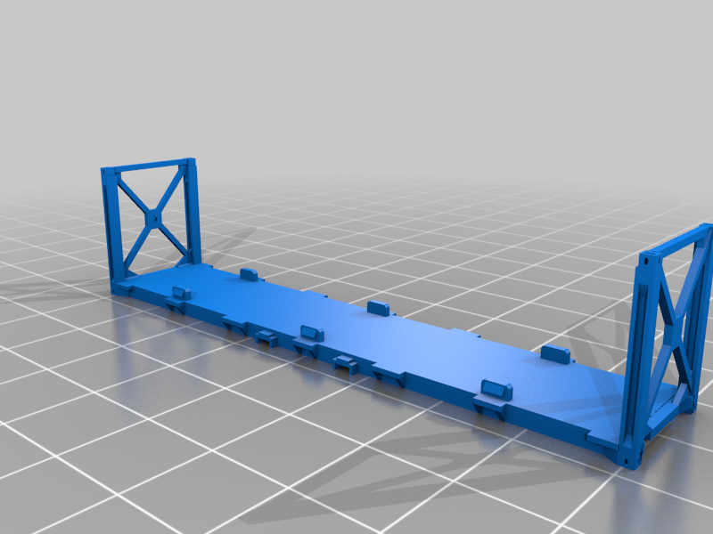 Free STL file Thai ISO-flat rack for Japanese domestic container (1-150 ...