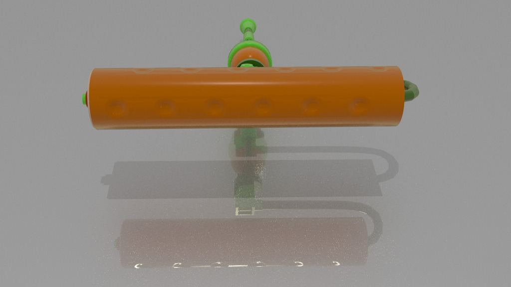 Free STL file Splatoon paint roller 🎨・3D printer design to download・Cults