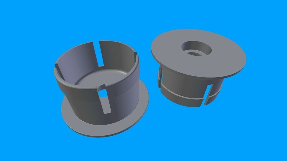 Free 3D file Filament Spool holder for 5.3 to 6 cm holes・Object to ...
