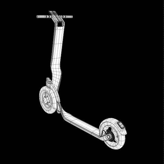 STL-Datei Elektro-Roller・Modell zum Herunterladen und 3D-Drucken・Cults