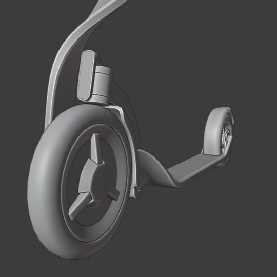 STL-Datei Elektro-Roller・Modell zum Herunterladen und 3D-Drucken・Cults