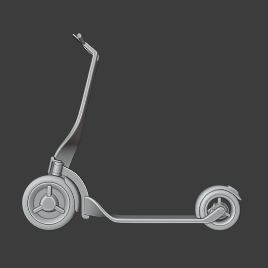 STL-Datei Elektro-Roller・Modell zum Herunterladen und 3D-Drucken・Cults