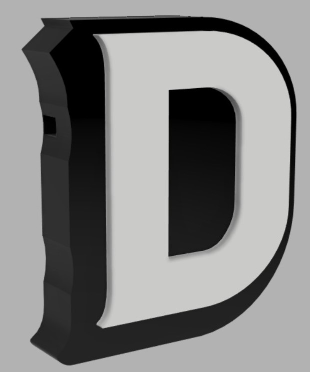 Archivo STL LETRERO LUMINOSO LOGO 3D・Modelo de impresora 3D para ...