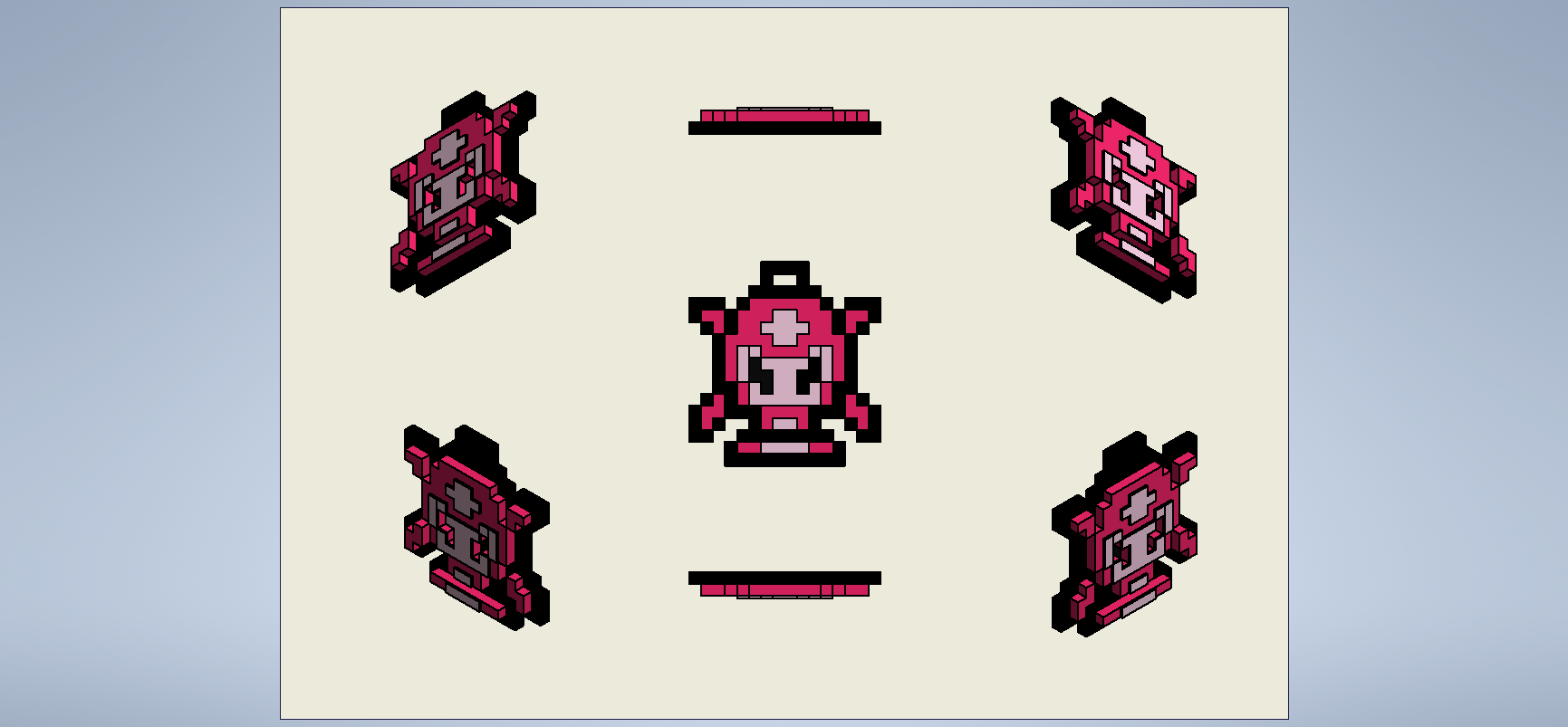 Free STL file Octorok pixel Zelda・3D printer model to download・Cults