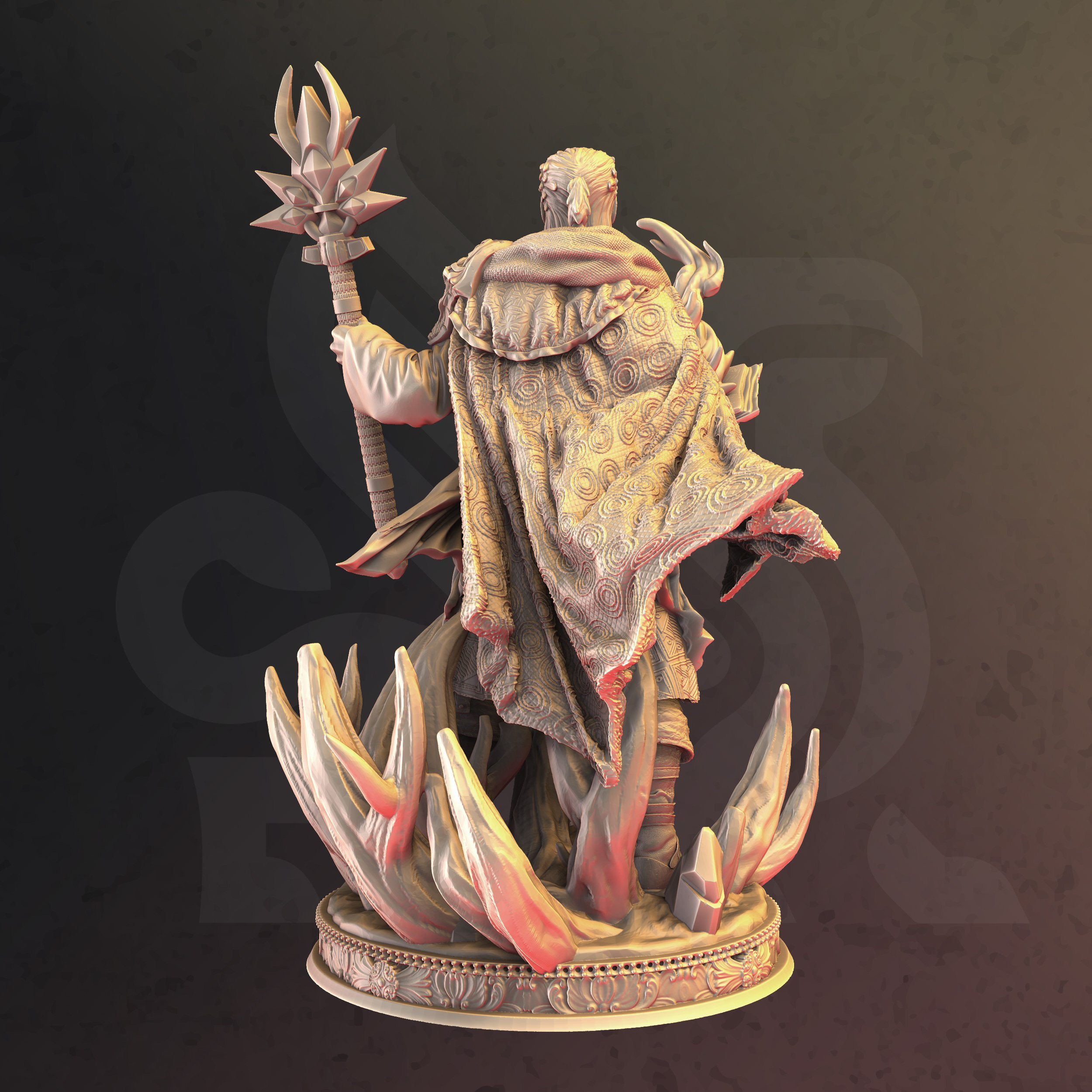 3D file Human Wizard Loremaster - Aaron Drafthold・Template to download ...