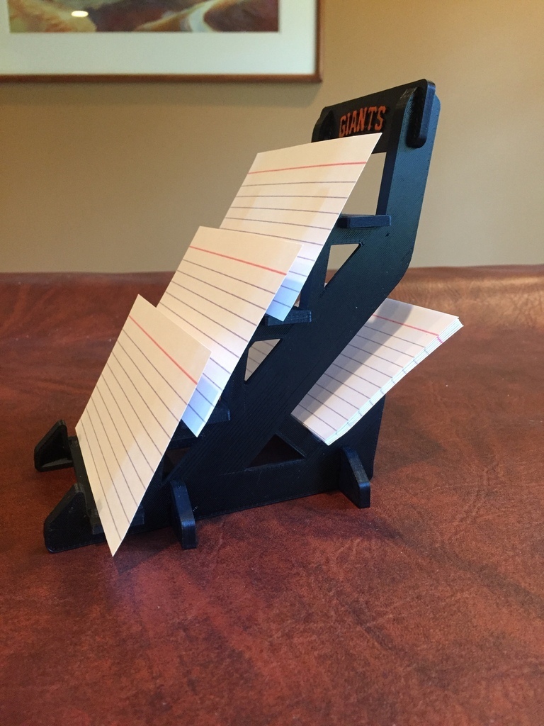 Free 3D file Index Card Bleachers 🏢・3D printer model to download・Cults