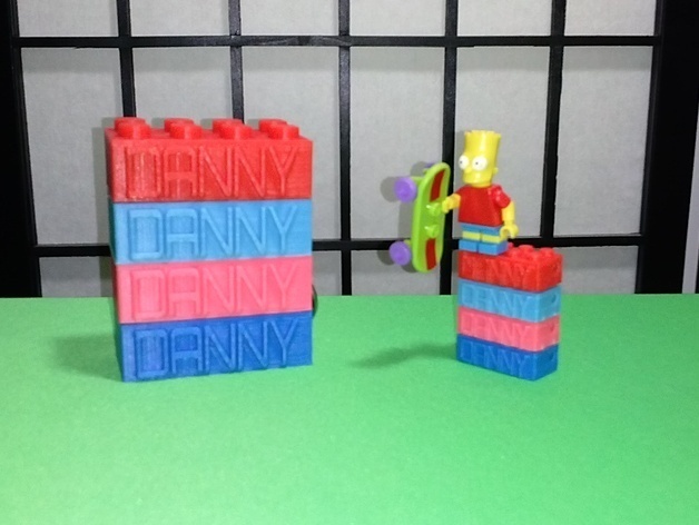 Free STL file Danny LEGO Brick・3D print design to download・Cults