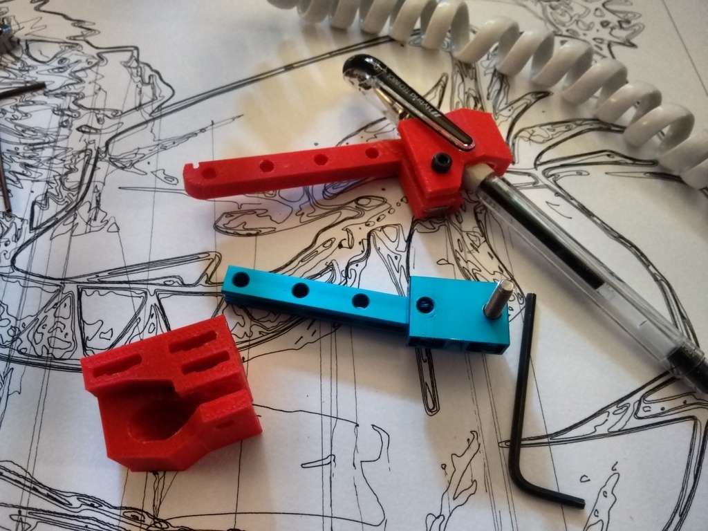 Free STL file Makeblock Drawbot (XY Plotter) Pen Holder・3D printing ...