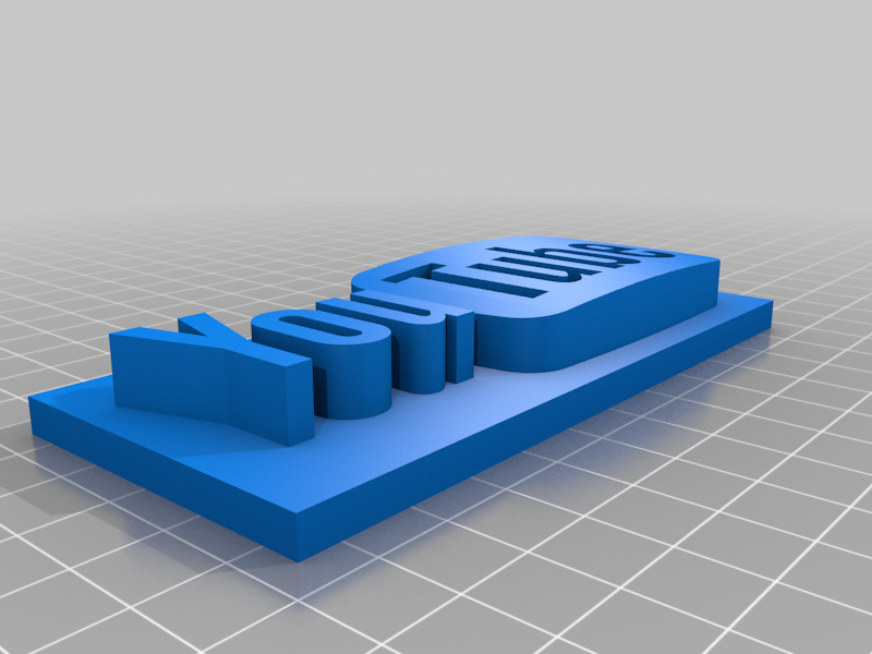 Free STL file YouTube logo & Keychain 🗝️・3D print design to download・Cults