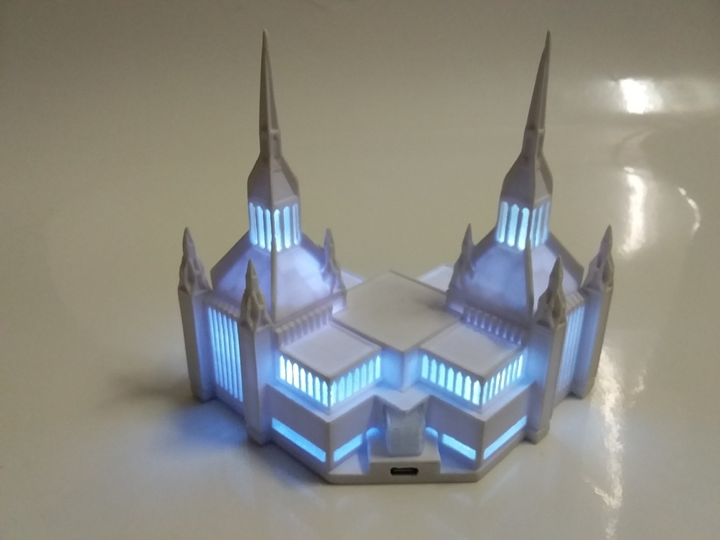 Free STL file San Diego Temple 🕍・3D printer design to download・Cults