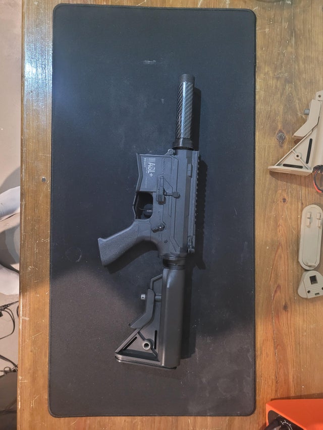 STL file M4 Short Barrel Speed Soft Airsoft 🔫・3D printable model to ...