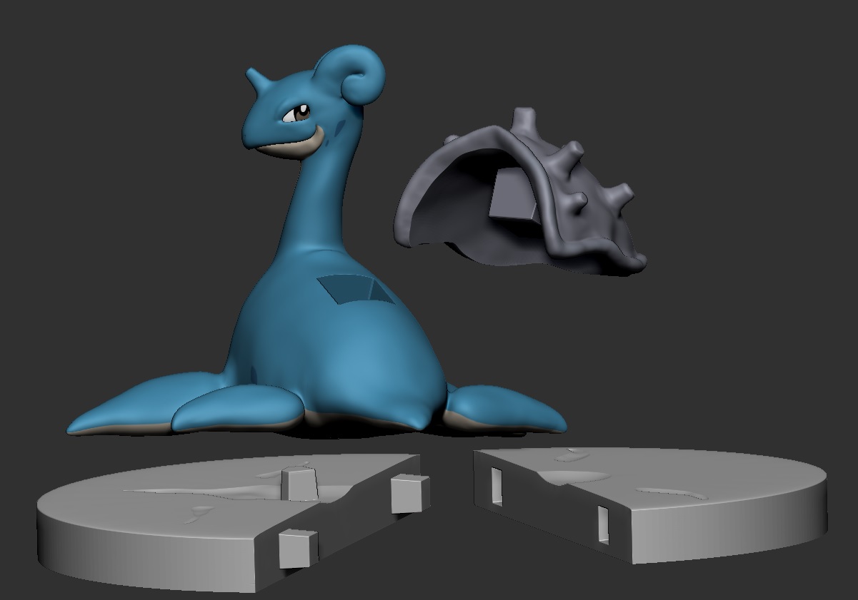 STL file Lapras Pokémon・Model to download and 3D print・Cults