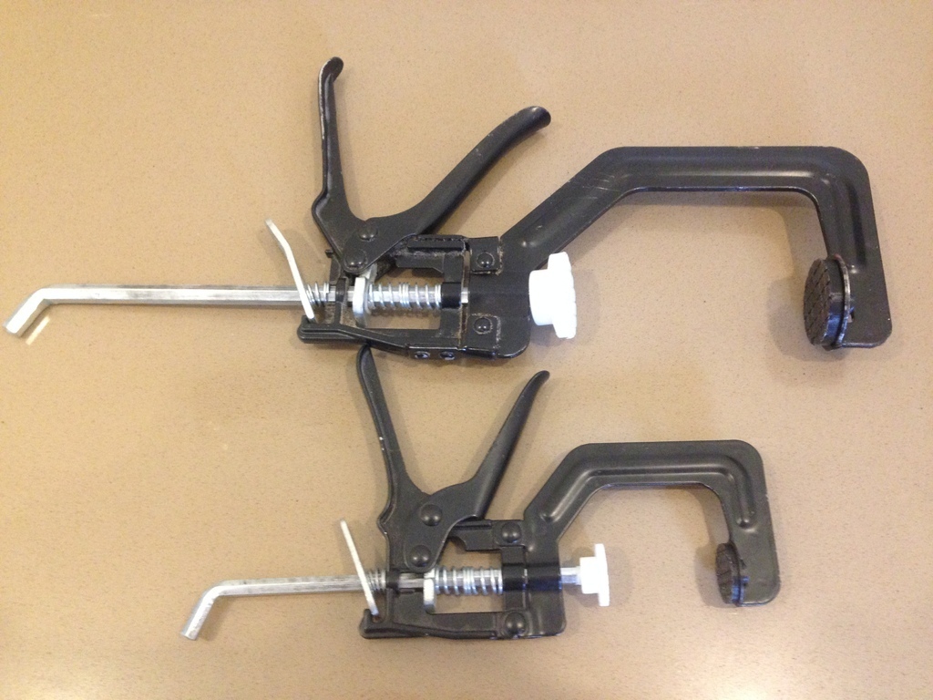 Бесплатный STL файл Protectors for Lidl's Powerfix quick release clamps ...