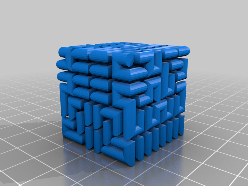 Free 3D file Cubical Brain with less than 20 Lines of Code・Template to ...