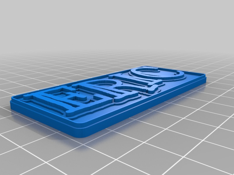 Free STL file my name tag・3D print object to download・Cults