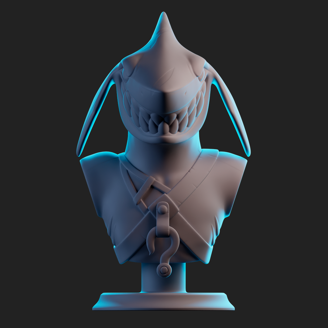 Free STL file Mako bust - Brawlhalla Fan Art・3D printing model to ...