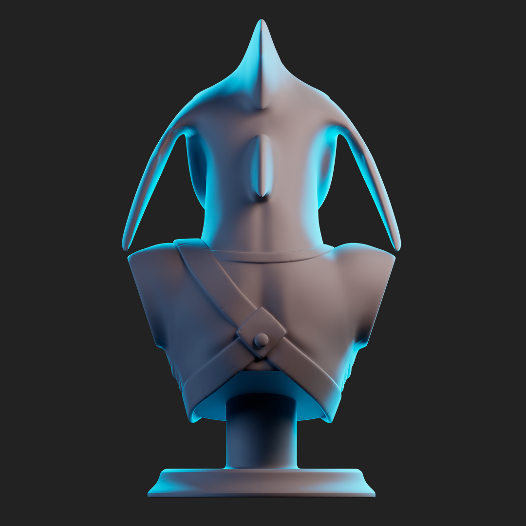 Free STL file Mako bust - Brawlhalla Fan Art・3D printing model to ...