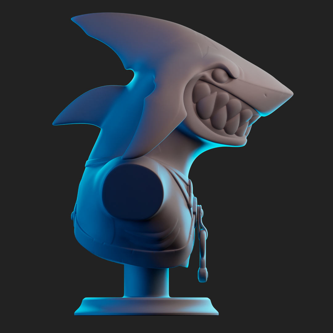 Free STL file Mako bust - Brawlhalla Fan Art・3D printing model to ...