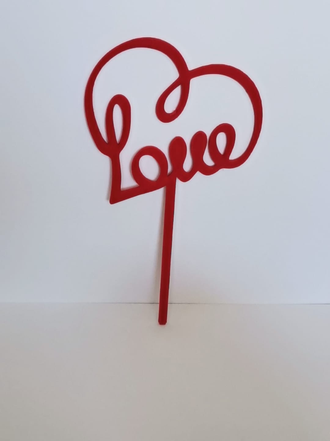 Archivo STL Topper Corazon Love ️‍🔥・Diseño de impresora 3D para ...