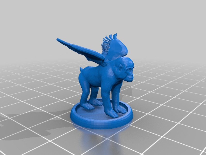Free STL file Flying Monkey・3D print design to download・Cults