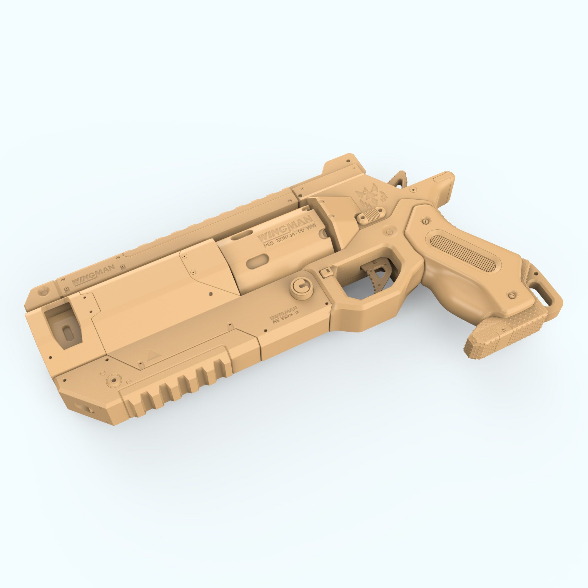 3D file Wingman Revolver from Apex Legends Game. PDF assembly ...