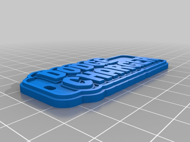 Free STL file DODGE KEY CHAIN 🔑・3D print object to download・Cults