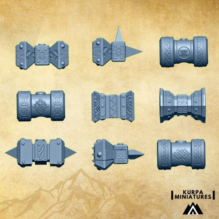 STL file Dwarf Royal Guard 💂・3D print design to download・Cults