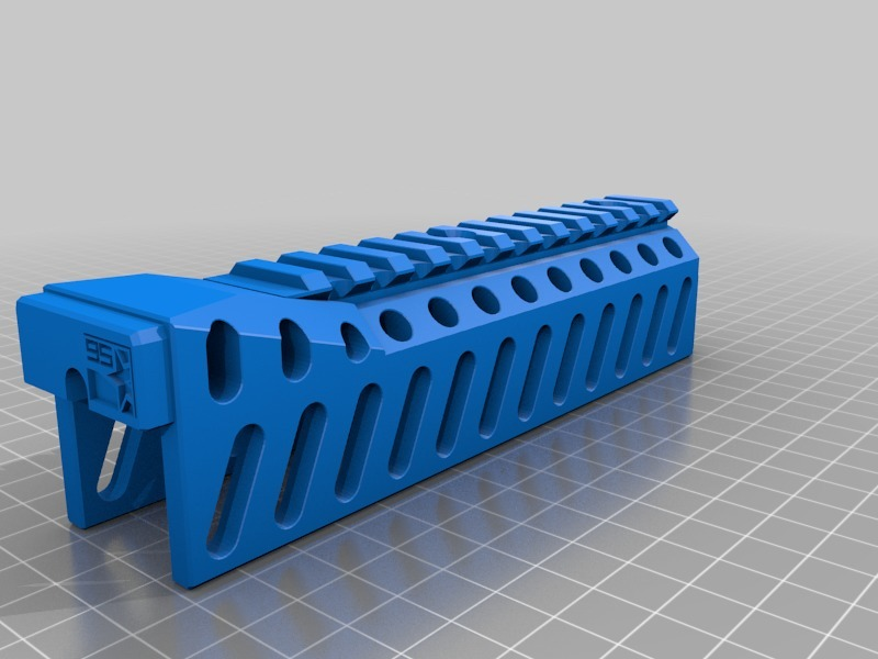 Free STL file Lanthanotus AK handguard・Model to download and 3D print・Cults