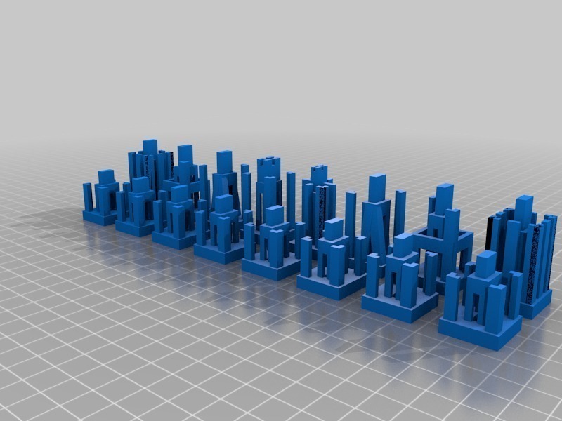 Free STL file Fusion Chess Set・3D printable model to download・Cults