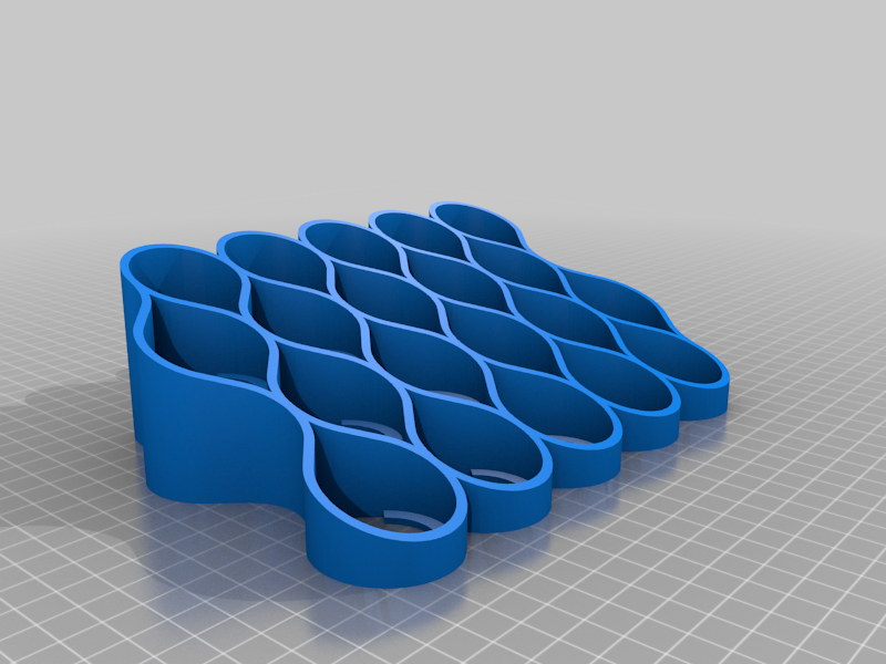 Free 3D file Paint pot rack - 33mm - fits Citadel pots・3D print design ...