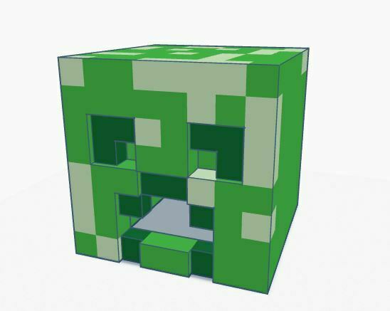 Free 3D file creeper head 🪖・3D print design to download・Cults