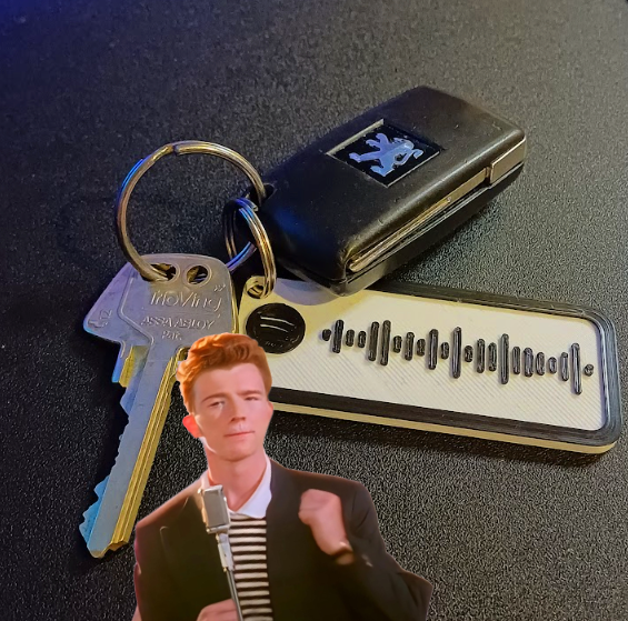 Free 3D file Rick Roll spotify-code 🧞‍♂️・3D printing template to ...