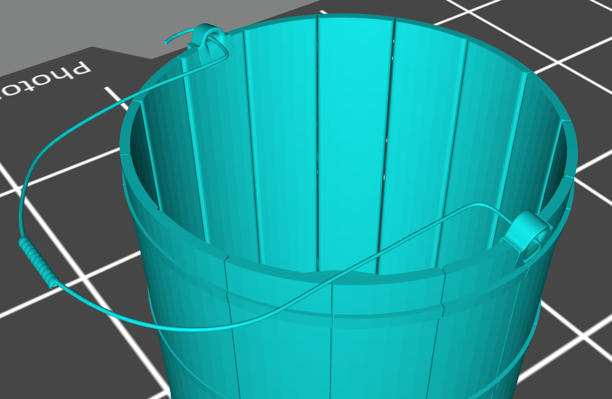 STL file Bucket・Template to download and 3D print・Cults