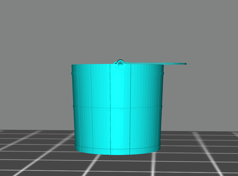 STL file Bucket・Template to download and 3D print・Cults