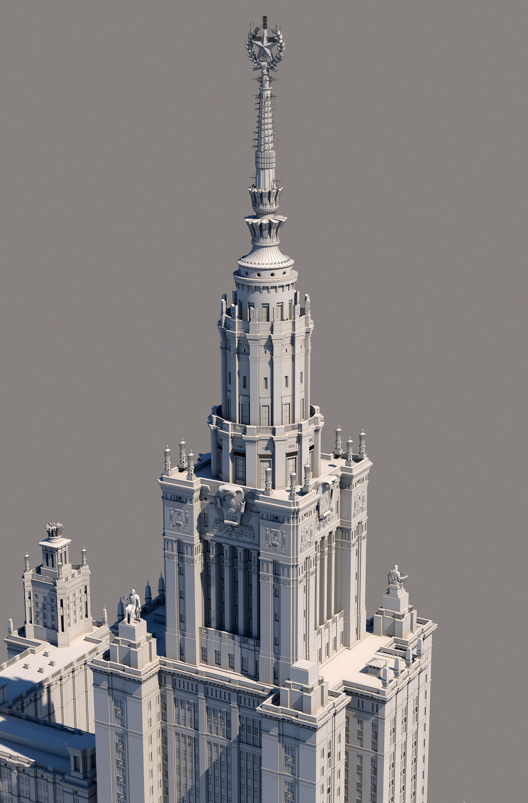 STL file Moscow State University・3D printable design to download・Cults