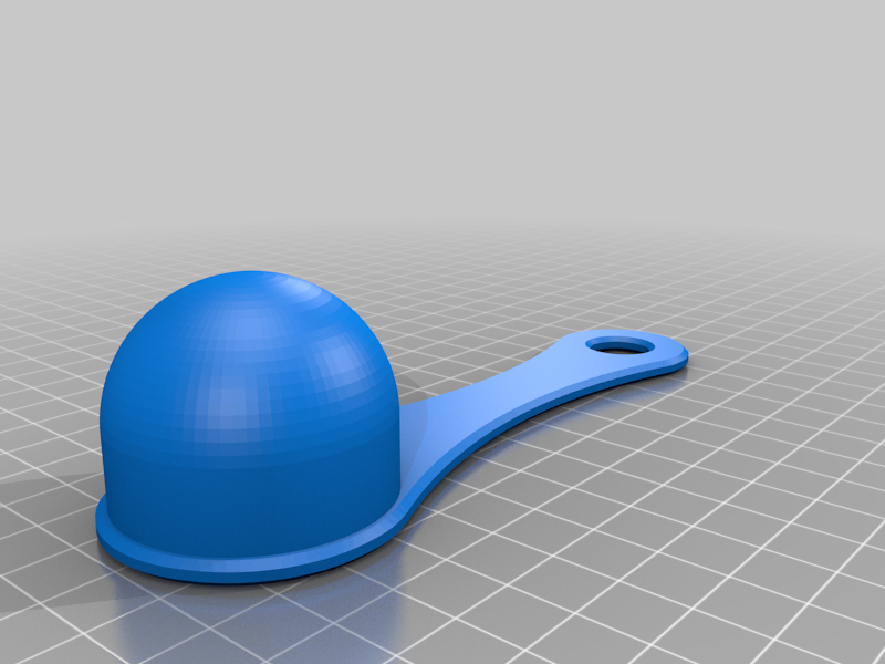 Free 3D file Measuring Spoon 2 tbsp 100mm handle・3D print model to ...