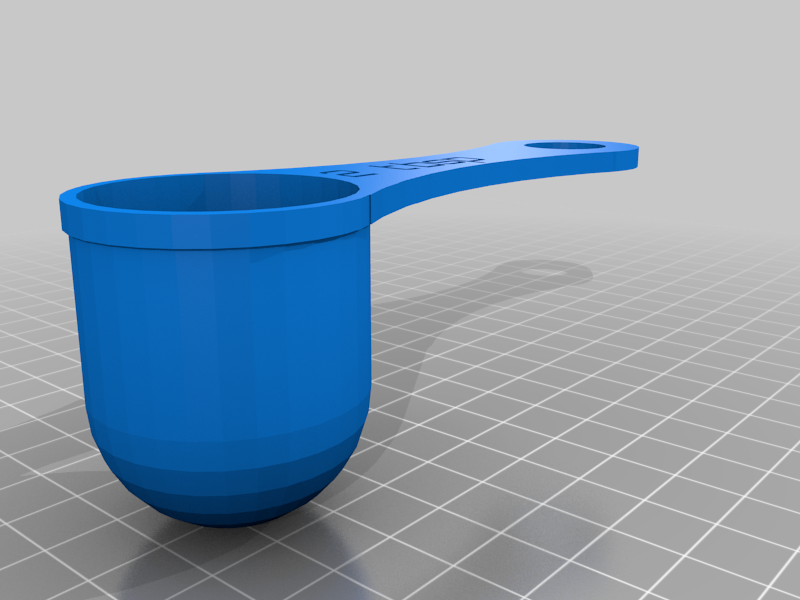 STL file Measuring Spoon - 2 tbsp / 30 mL - Deep Spoon with 80mm handle ...