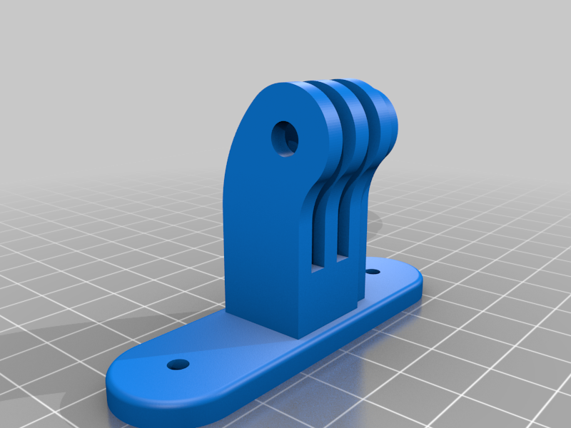 Free STL file GoPro mount on 3d printer frame・3D printer design to ...