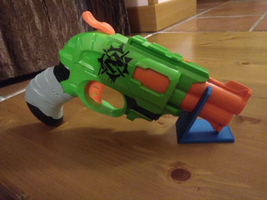 Free STL file Nerf Doublestrike Stand・Template to download and 3D print ...