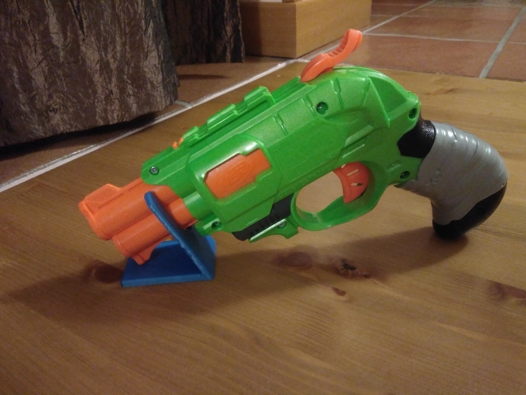 Free STL file Nerf Doublestrike Stand・Template to download and 3D print ...