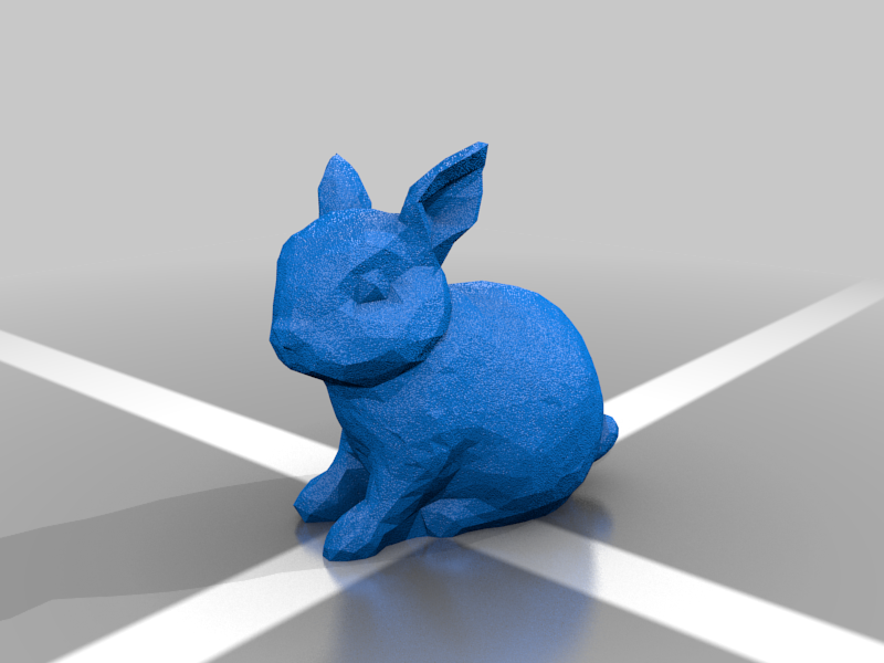Free STL file Low Poly Bunny・3D printable model to download・Cults