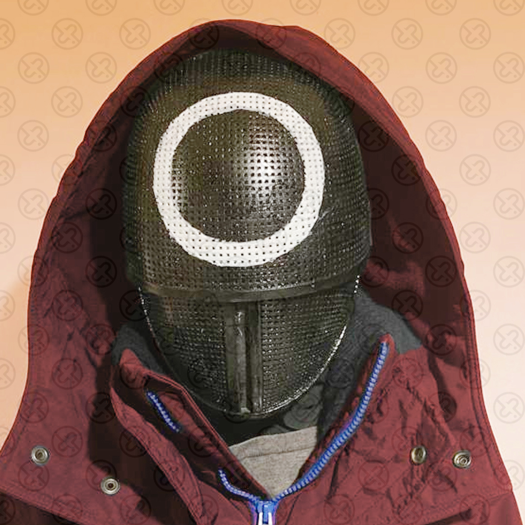 Fichier STL Masque de jeu Squid - Rose Masque de soldat pliable・Plan ...