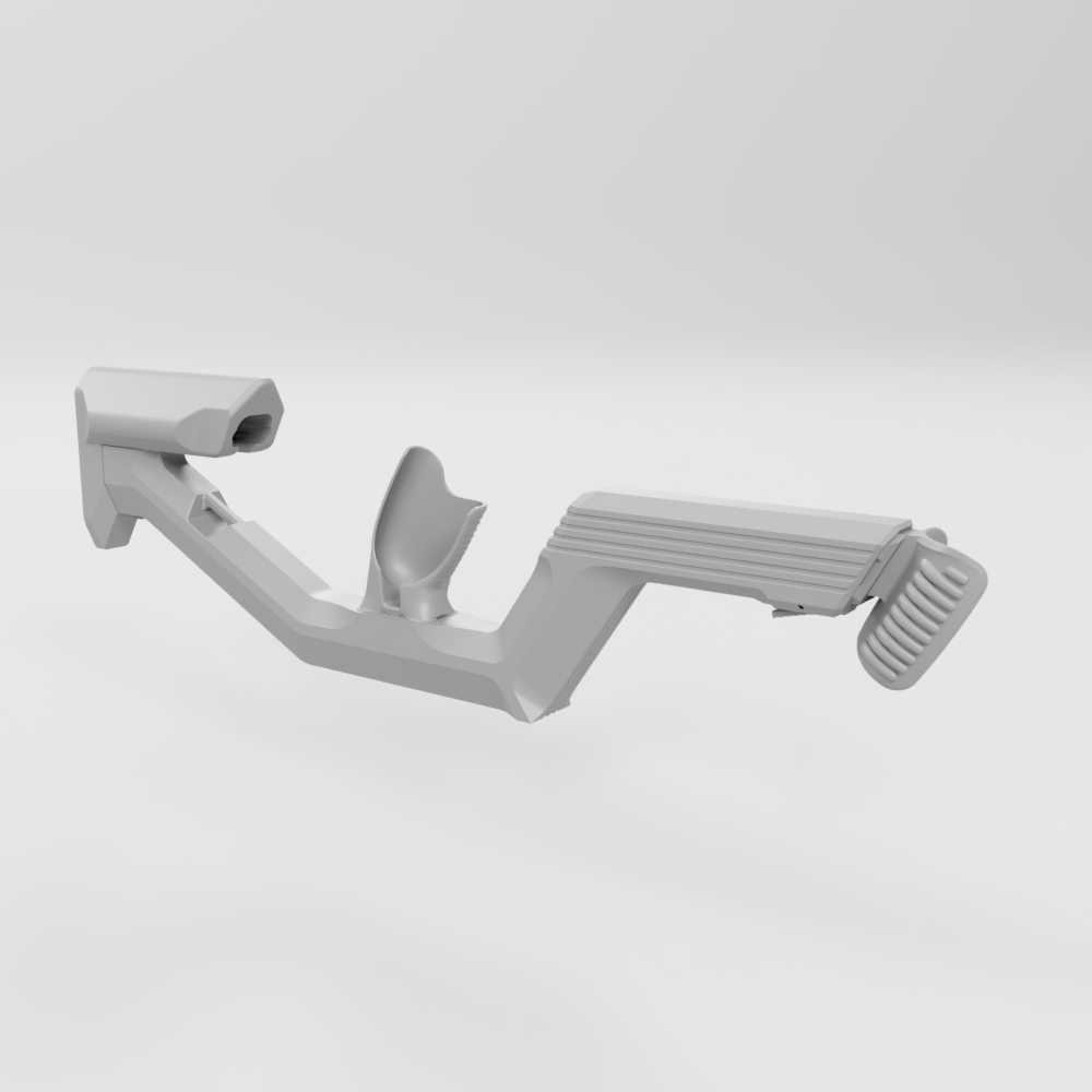 OBJ file VR aim Stock 3000(Quest2/Quest3) 🔫・Model to download and 3D ...