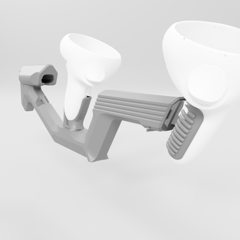 OBJ file VR aim Stock 3000(Quest2/Quest3) 🔫・Model to download and 3D ...