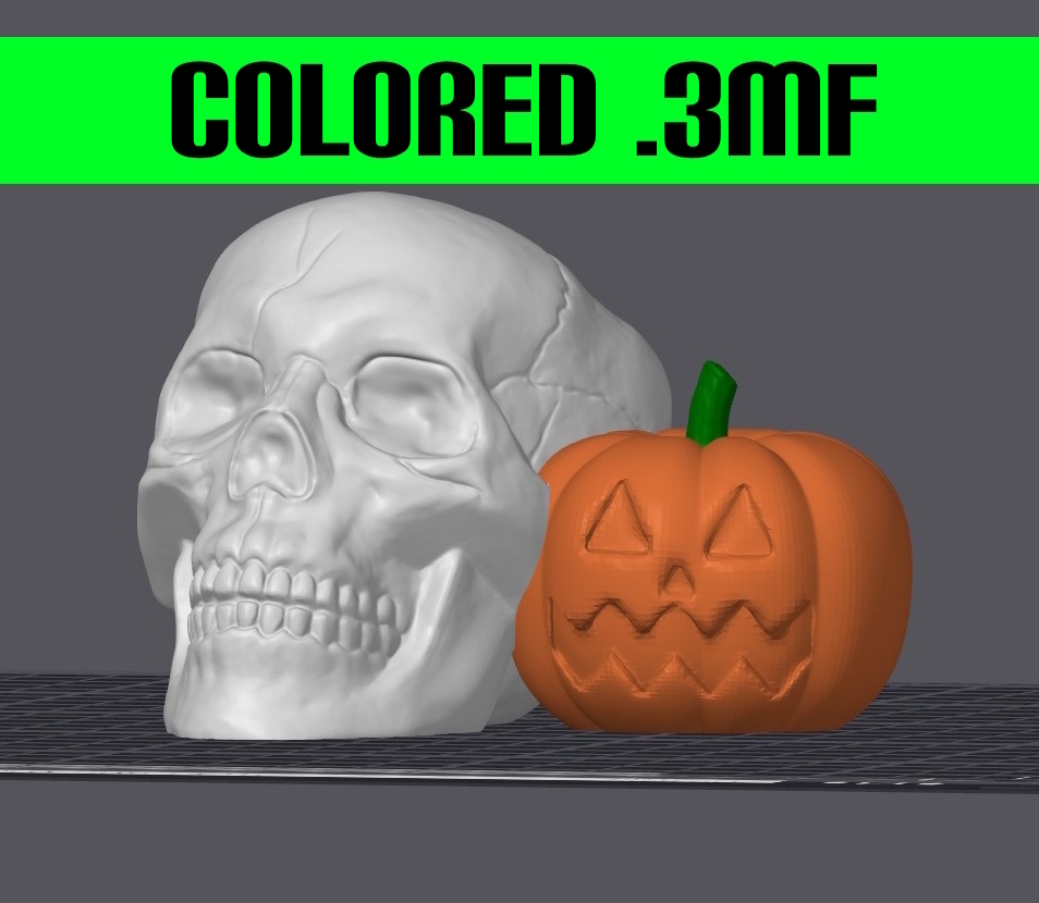 Free 3D file Spooky Duo Colored・3D printer design to download・Cults