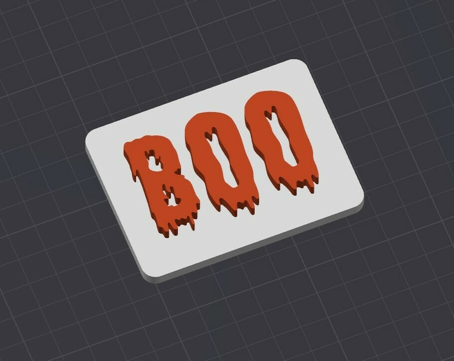 Archivo 3D gratis Letrero Boo・Modelo imprimible en 3D para descargar・Cults